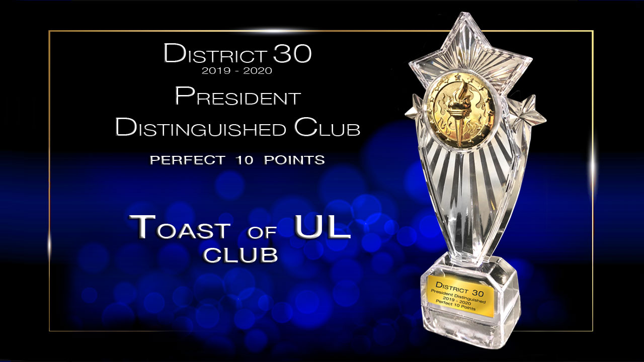 Award Winning Clubs - District 30 Toastmasters