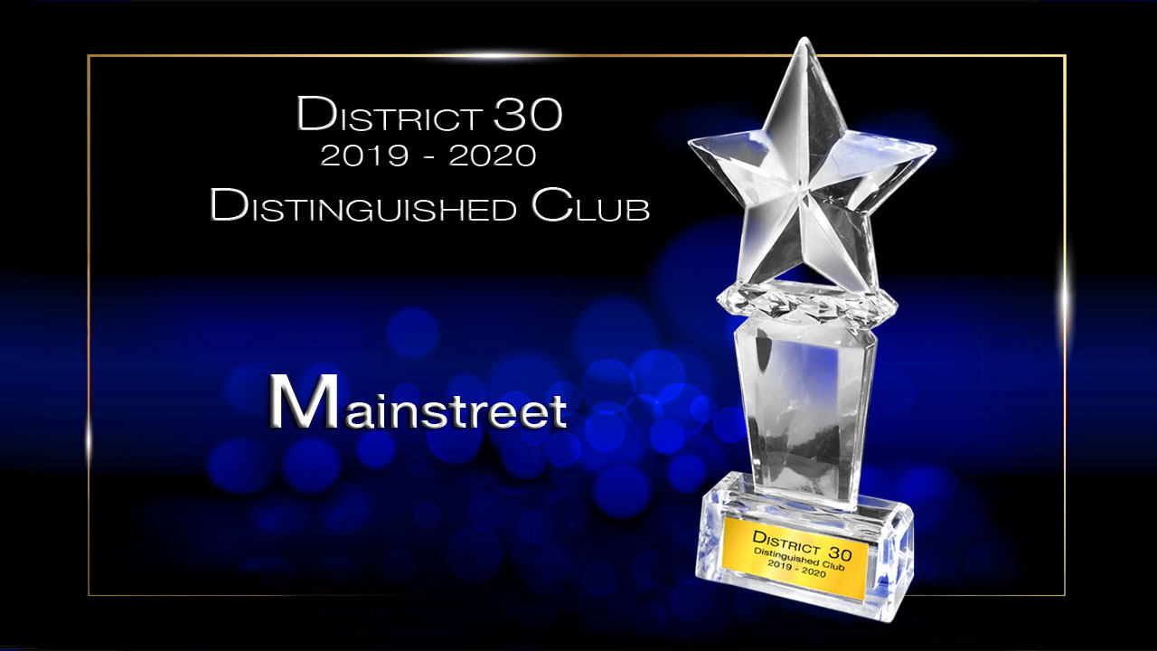 Award Winning Clubs - District 30 Toastmasters