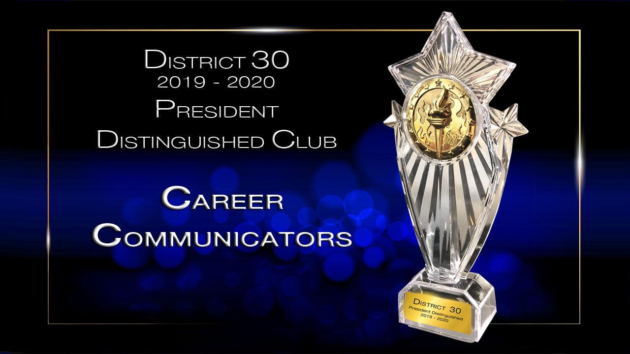 Award Winning Clubs - District 30 Toastmasters